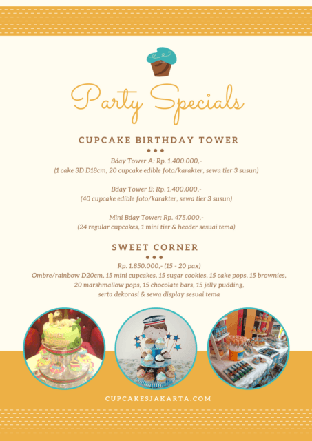 Daftar Harga. CupcakesJakarta.com. Cupcakes By Chocoholic